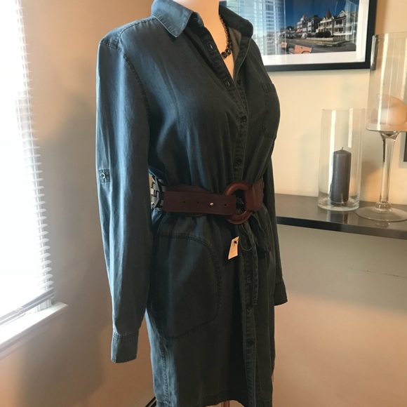 Athleta | Dresses | Athleta Denim Candid Shirt Dress | Poshmark
